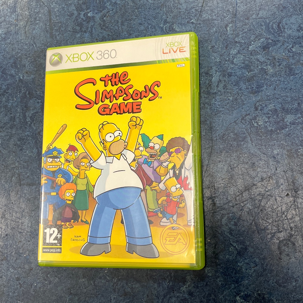 Pre-owned Microsoft The simpsons game Xbox 360 - Own4Less